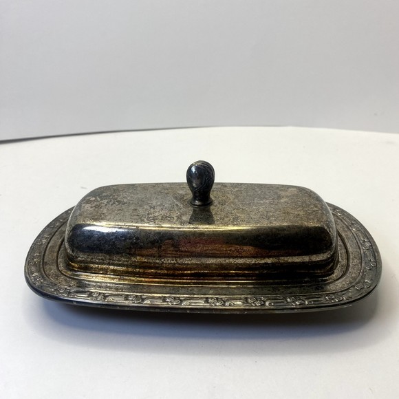 Oneida | Dining | Vintage Oneida Silver Plated Covered Butter Dish With ...